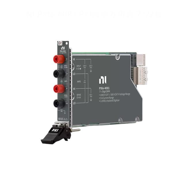 NI-PXIe-4081 Digital Multimeter rear panel