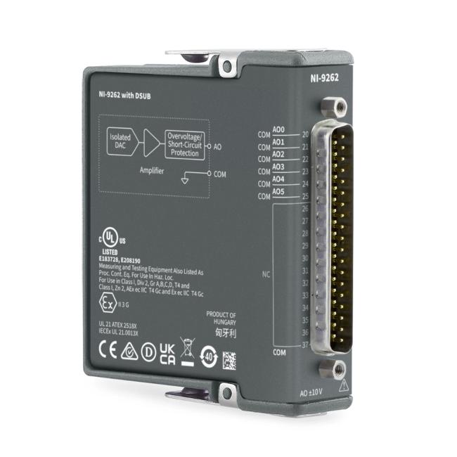 国家仪器 9262 C 系列电压输出模块