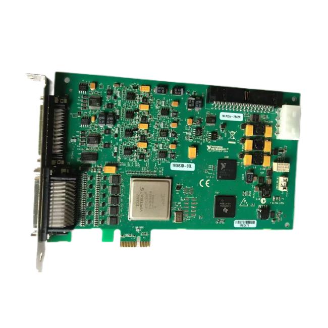 Front view of National Instruments PCIe-7842 Multifunction Reconfigurable I/O Device