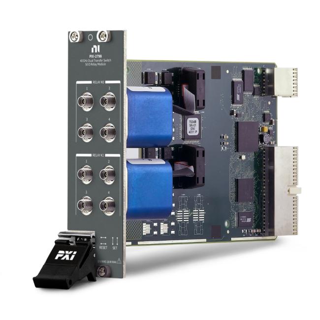 National Instruments PXI-2798 PXI Transfer Switch Module side view