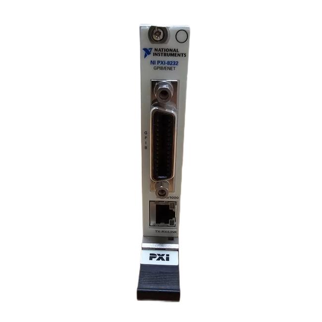 Side view of National Instruments PXI-8232 module showing connectors