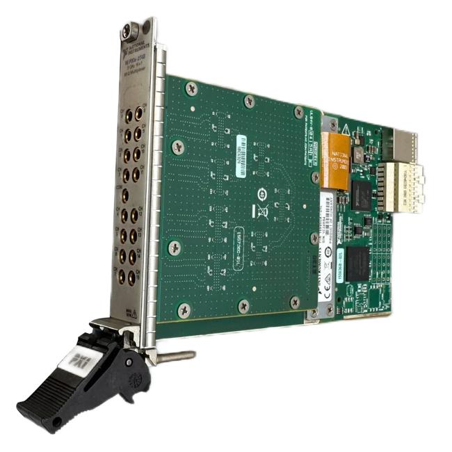 National Instruments PXIe-2748 RF Multiplexer Switch Module front view