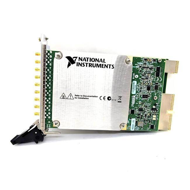 Top view of National Instruments PXIe-5105 PXI Oscilloscope showing ventilation and labeling