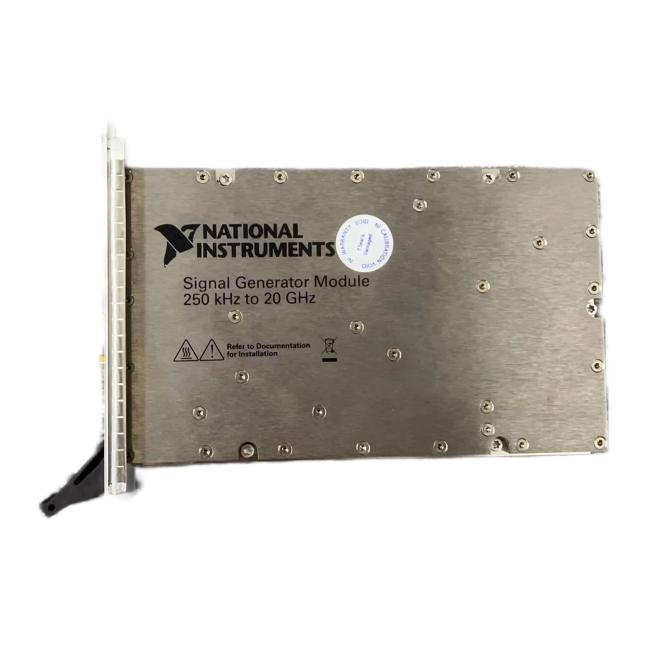 Detailed view of National Instruments PXIe-5654 PXI RF Analog Signal Generator controls