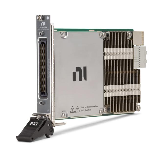 Front view of National Instruments PXIe-6569 PXI FlexRIO Digital I/O Module
