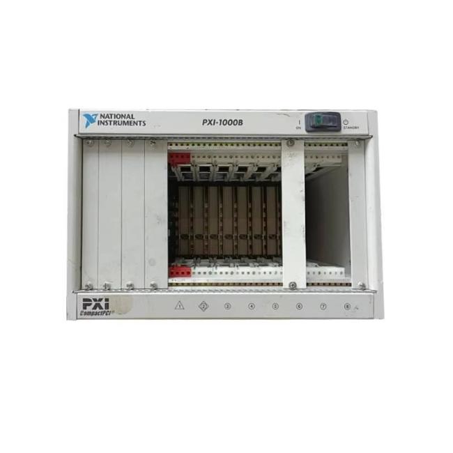 Front view of NI PXI-1000B 8-slot PXI Chassis Mainframe