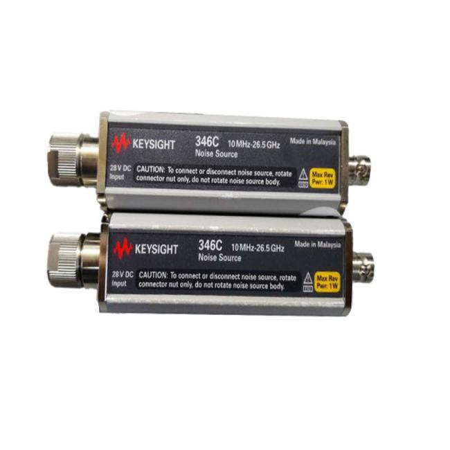 Keysight 346C Noise Source front view showing connectors and labeling