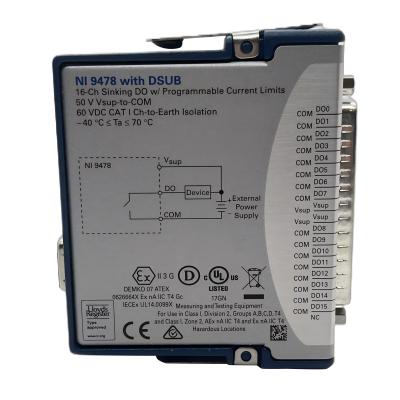 China National Instruments NI-9478 C Series 16-channel Digital I/O Module with 50 μs Update Rate and 12V/24V/48V Logic Compatibility for sale
