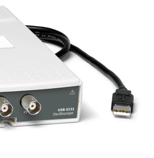 Quality 2 Channels Ni Usb 5132 Digital Oscilloscope 50MHz Bandwidth 8 Bit Resolution for sale