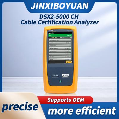 China Fluke DSX2-5000 CH Cable Certification Analyzer with 8-class/2GHz Cabling Support for 40GBASE Gigabit Ethernet and Ultra Fast 6A Testing for sale