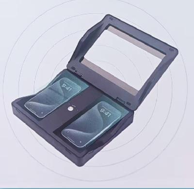 China AT-331B Dual-Channel Mobile Phone Recording Shield Box with EMI Protection for sale