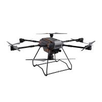 China Heavy Lift Fire Fighting Drone 100kg Payload 70min Endurance Carbon Fiber Six Rotor UAV for sale