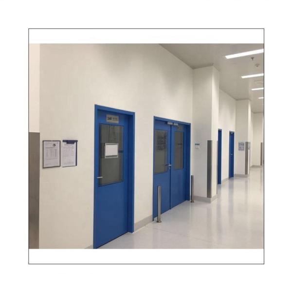 Quality Polymer Hospital Security Clean Room Door Customized Color Automatic Hermetic for sale