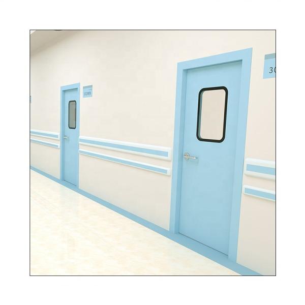 Quality Polymer Hospital Security Clean Room Door Customized Color Automatic Hermetic for sale