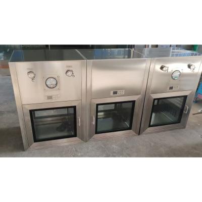 China 600mm X 600mm X 600mm Silver Pass Box Static for sale