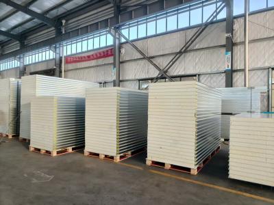 China 950 mm de largura Painéis de sala limpa com isolamento acústico de 40 dB e espessura de 50/75/100/150 mm à venda