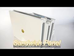 fire-resistant sandwich panels for steel warehouse workshop building eps/pu/pir/rockwool/polyurethan