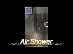 stainless steel air shower local purification equipment for blowing and dust removal