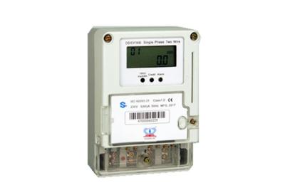 Cina Contatore elettrico antinvecchiamento di monofase delle proprietà, metro infrarosso di KWH 1 fase in vendita