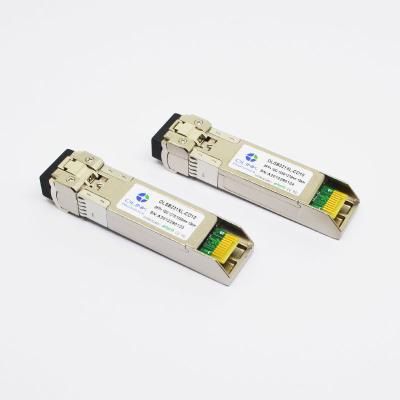 Cina Modo dei DOM LC del ricetrasmettitore della fibra di BiDi 1270nm TX 1330nm RX 10km 10G SFP+ singolo in vendita