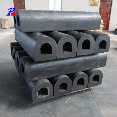 Cina H200xW100xL1000mm D-Shaped Marine Rubber Dock Bumper con certificazione CCS/BV/SGS/ABS in vendita