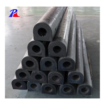 Cina H200xW100xL1000mm D-Shaped Marine Rubber Dock Bumper con certificazione CCS/BV/SGS/ABS in vendita