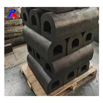 Cina H200xW100xL1000mm D-Shaped Marine Rubber Dock Bumper con certificazione CCS/BV/SGS/ABS in vendita