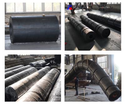 Cina Fender di gomma per imbarcazioni di tipo rimorchiatore nero/grigio Y500*1000 con certificazione CCS/BV/SGS in vendita