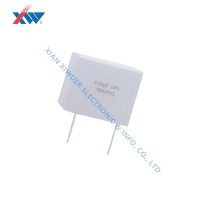 China 0.22μF Film Capacitor Polypropylene 1600VDC Self-healing for Inverters Medium Du/dt Series for sale