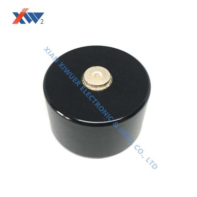 China Precision Engineered High Voltage Doorknob Capacitor with Temperature Compensated Ceramic for Capacitance Stability for sale