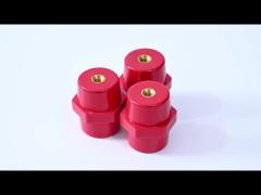 Large-scale power generation facility Busbar Insulators SM40-M8 with Mechanical Support and Enhanced Brass or Steel Insert