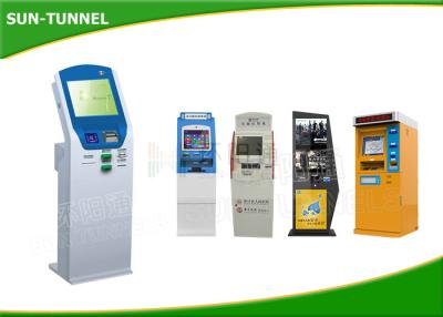 China OEM Hospital Cash Acceptor Kiosk , Self Service Payment Kiosk With Touch Screen for sale
