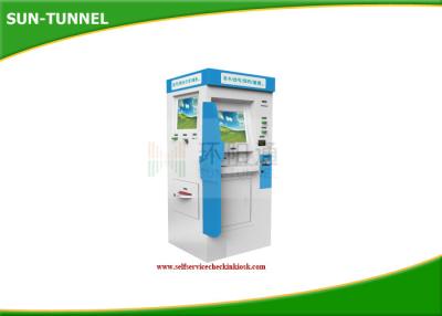 China Floor Standing Parking Lot Queue Ticket Dispenser Machine 300cd / M2 Brightness for sale