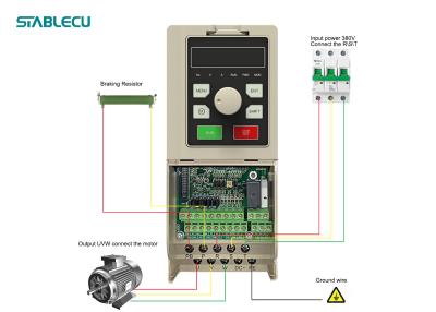 Cina Azionamento variabile trifase di frequenza di velocità del convertitore di frequenza 0.75KW in vendita
