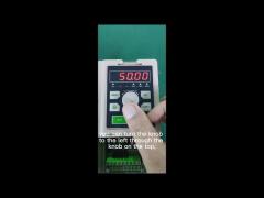 How to adjust speed of frequency converter