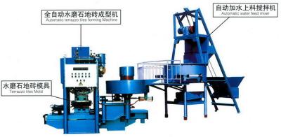 Китай Автоматическая производственная линия плитки пола Terrazzo продается