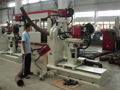 Bent pipe- Flange automatic welding system
