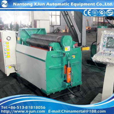 CNC machine MCLW12XNC-50*3000 large hydraulic CNC four roller plate bending/rolling machine