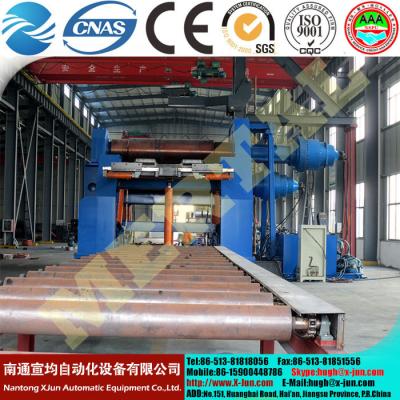 China Hydraulic CNC Plate rolling machine  4 Roll Plate Rolling Machine with CE Standard for sale