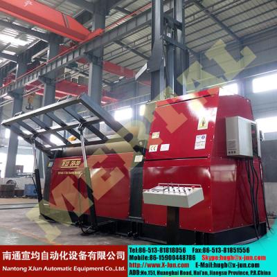 China CNC Hydraulic Plate rolling machine /4 Roll Plate Rolling Machine with CE Standard for sale