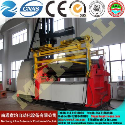 China Hydraulic CNC Plate rolling machine /4 Roll Plate Rolling Machine with CE Standard for sale