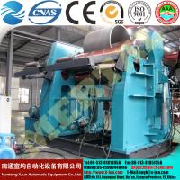 China CNC Plate Bender Rolling Machine Hydraulic CNC Four Roller Panel Rolling Forming Machine for sale
