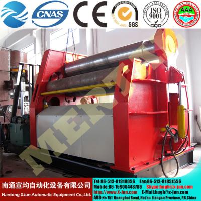 China CNC machine Hydraulic CNC Plate rolling machine /4 Roll Plate Rolling Machine with CE Standard for sale