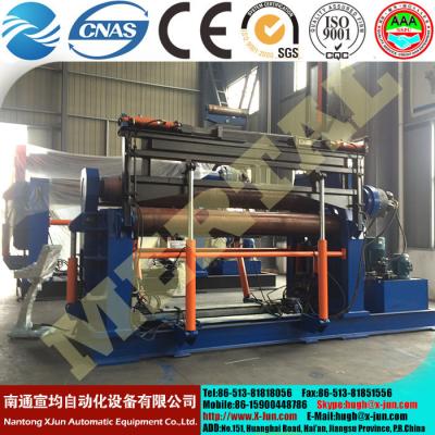 China Hydraulic Plate rolling machine /4 Roll Plate Rolling/bending Machine with CE Standard for sale