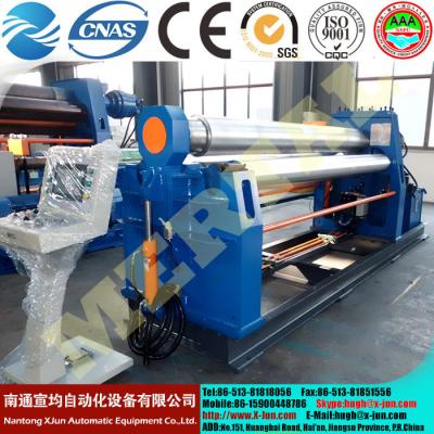 China CNC machine Hydraulic CNC Plate rolling machine /4 Roll Plate Rolling Machine with CE Standard for sale