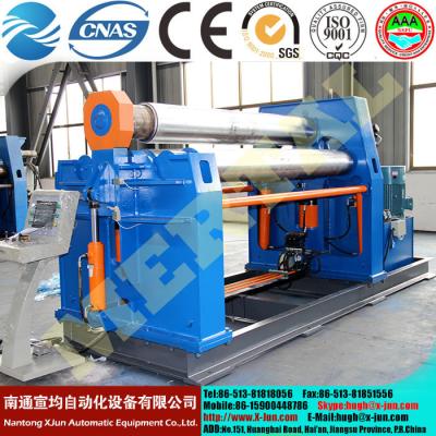 China CNC machine Hydraulic CNC Plate rolling machine /4 Roll Plate Rolling Machine with CE Standard for sale