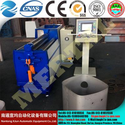 China CNC machine MCLW12CNC-3x1000 Rectangular and shaped special CNC four rollers plate rolling machine for sale