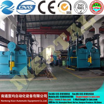China Hydraulic Plate rolling machine /4 Roll Plate Rolling/bending Machine with CE Standard for sale