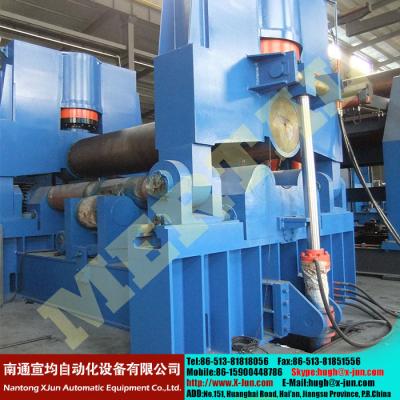 China 3 and 4 Roller four roller plate rolling machine, heavy steel plate roller, metal sheet manufacturer for sale