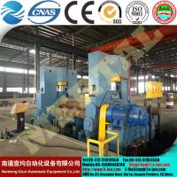 China Mechanical three roller plate bending machine,, plate rolling machine export for sale